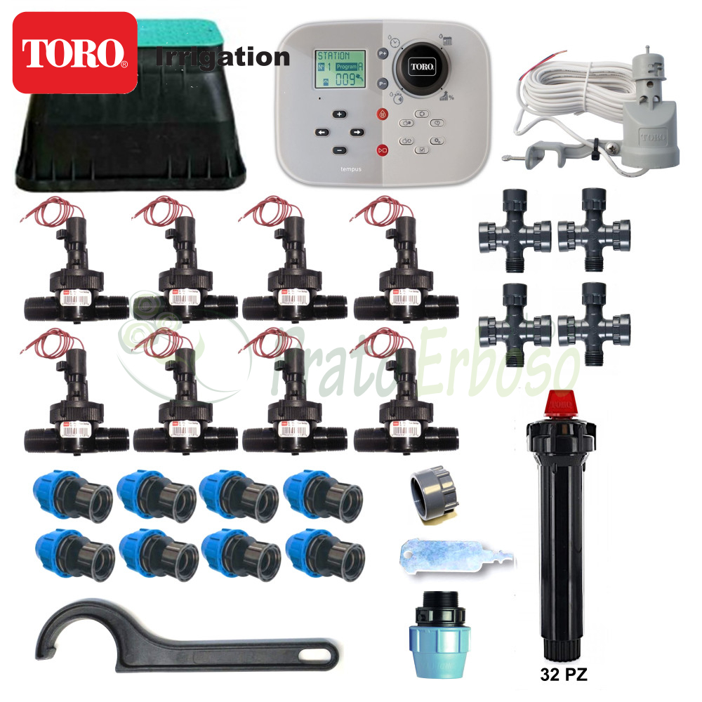 Toro Tempus irrigation kit with 8 zones 24V - TORO Irrigazione