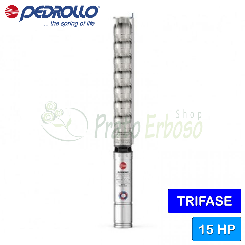6HR 54/6 - PD - Pompë elektrike zhytëse trefazore 15 HP - Pedrollo