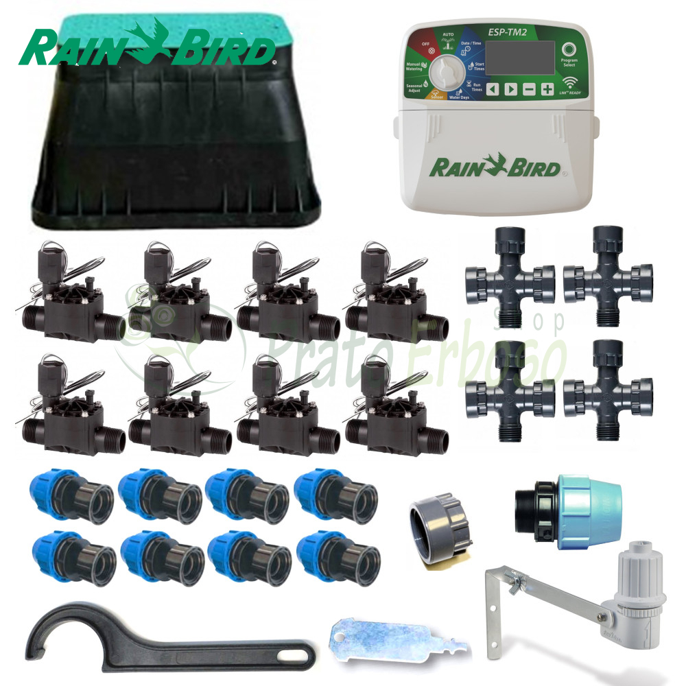Rain Bird 8 zone 24V irrigation kit - Rain Bird