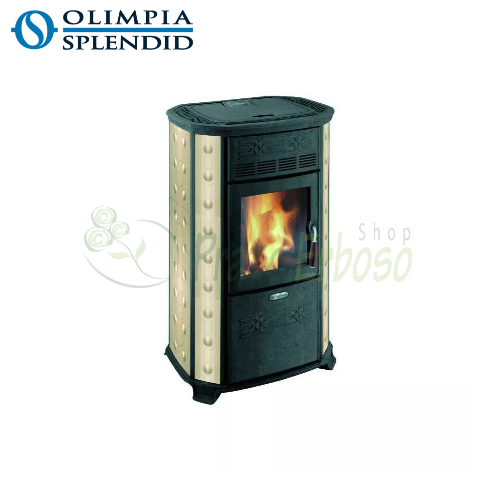 Splendid Sfera 647/749 - 11 kW beige pellet stove - Olimpia