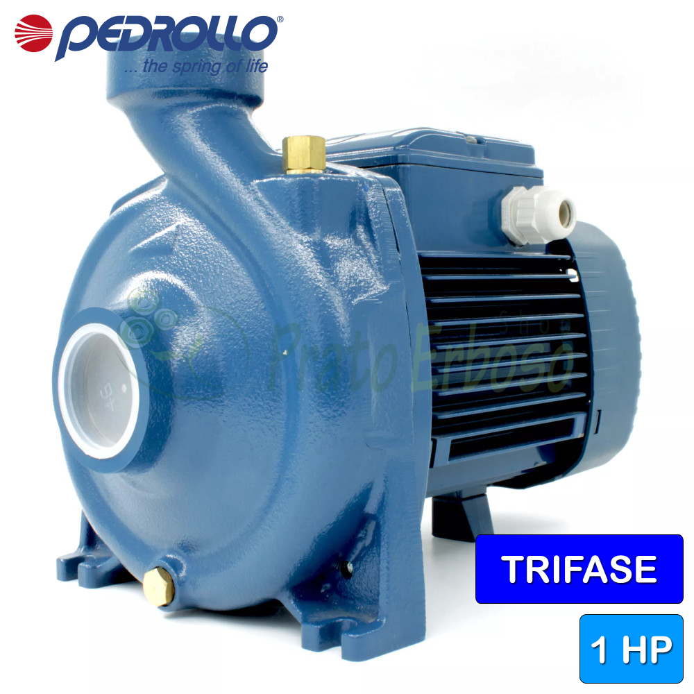 HF 51A - Électropompe centrifuge triphasée 1 HP - Pedrollo