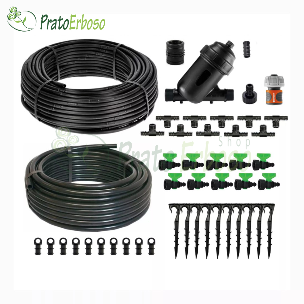 Base-Wing Kit - Drip Line Kit - Prato Erboso