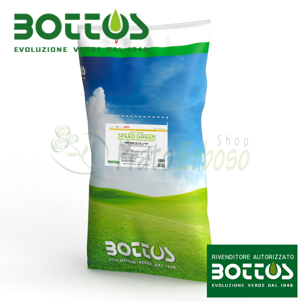 Speed Green 20-5-10 - Engrais pour pelouse 20 kg - Bottos