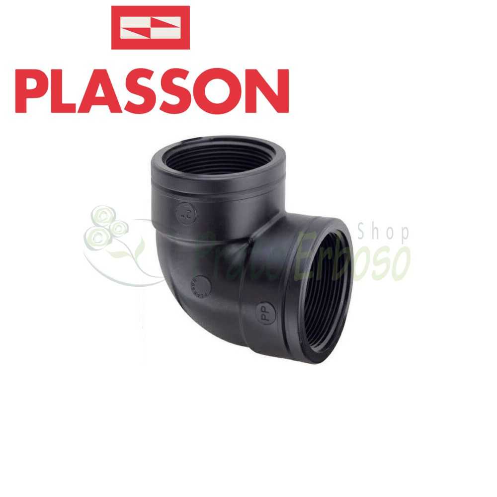 050507010 - 1" cot filetat la 90 de grade - Plasson