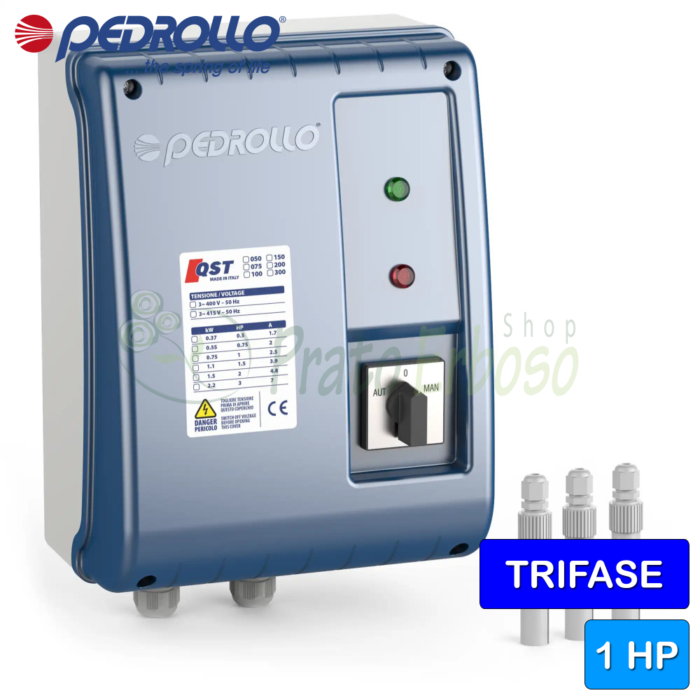 QST 100 - Tablou electric pentru pompa electrica trifazata de 1 CP