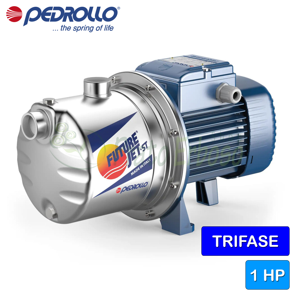 FUTURE JET 2C-ST - Elettropompa autoadescante trifase da 1 HP - Pedrollo
