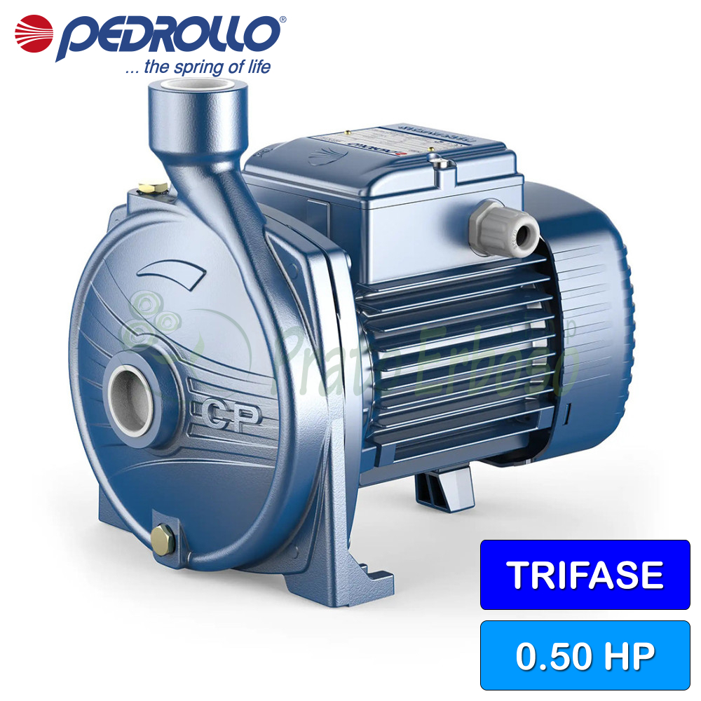 Pompë elektrike centrifugale trefazore CP 130 - 0,50 HP - Pedrollo