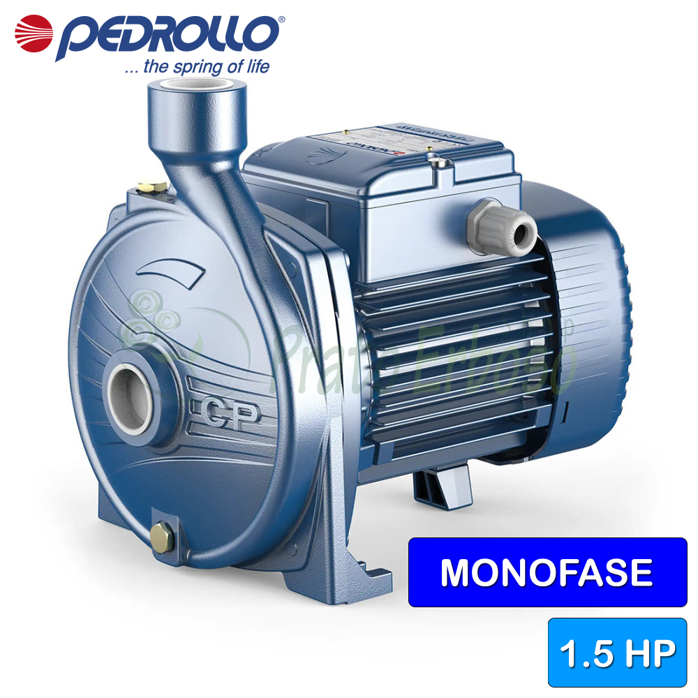 CPm 170 - 1.5 HP single-phase centrifugal electric pump - Pedrollo