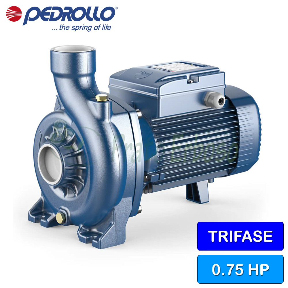 NGA 1B - 0.75 HP three-phase open impeller centrifugal electric pump