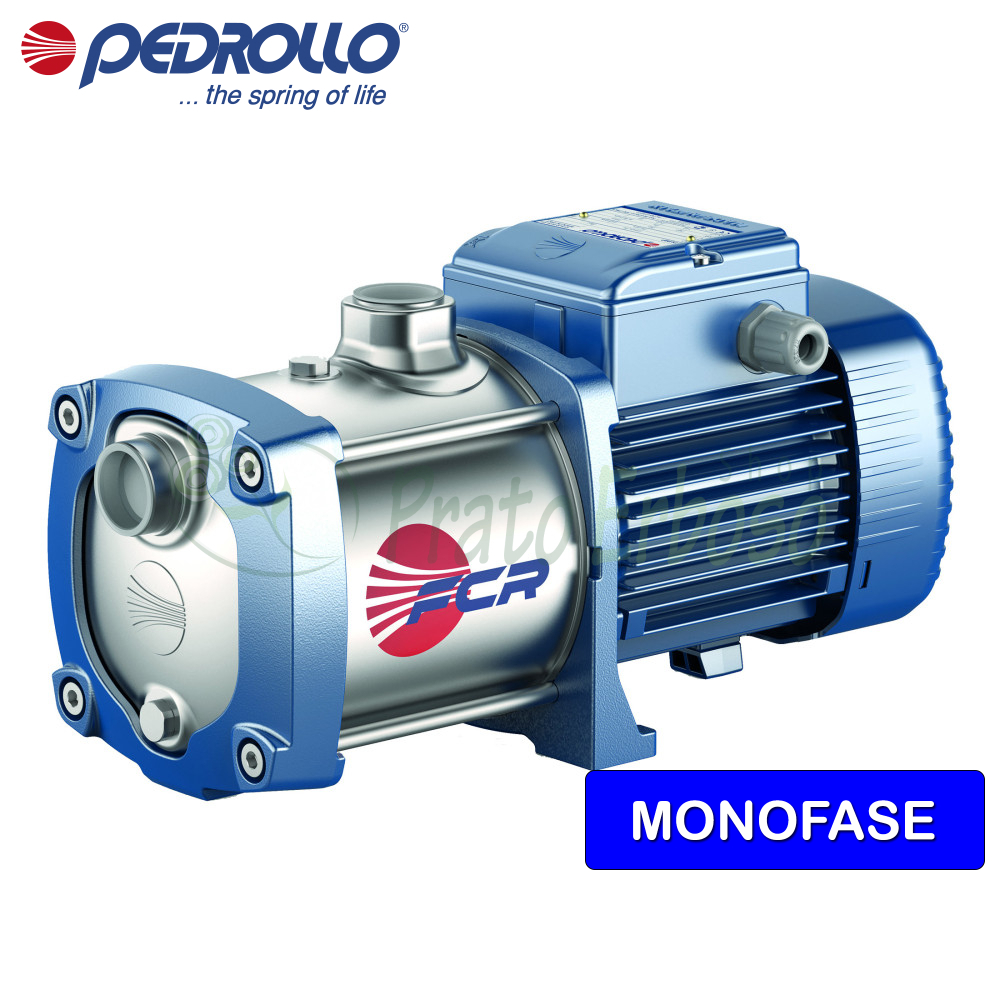 FCRm 80/2 - 0.40 HP single-phase multi-impeller electric pump - Pedrollo
