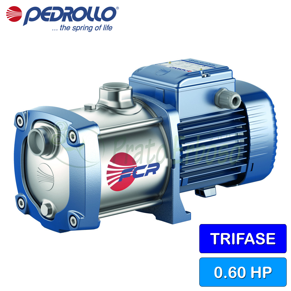 FCR 80/3 - Elettropompa multigirante trifase da 0.60 HP - Pedrollo