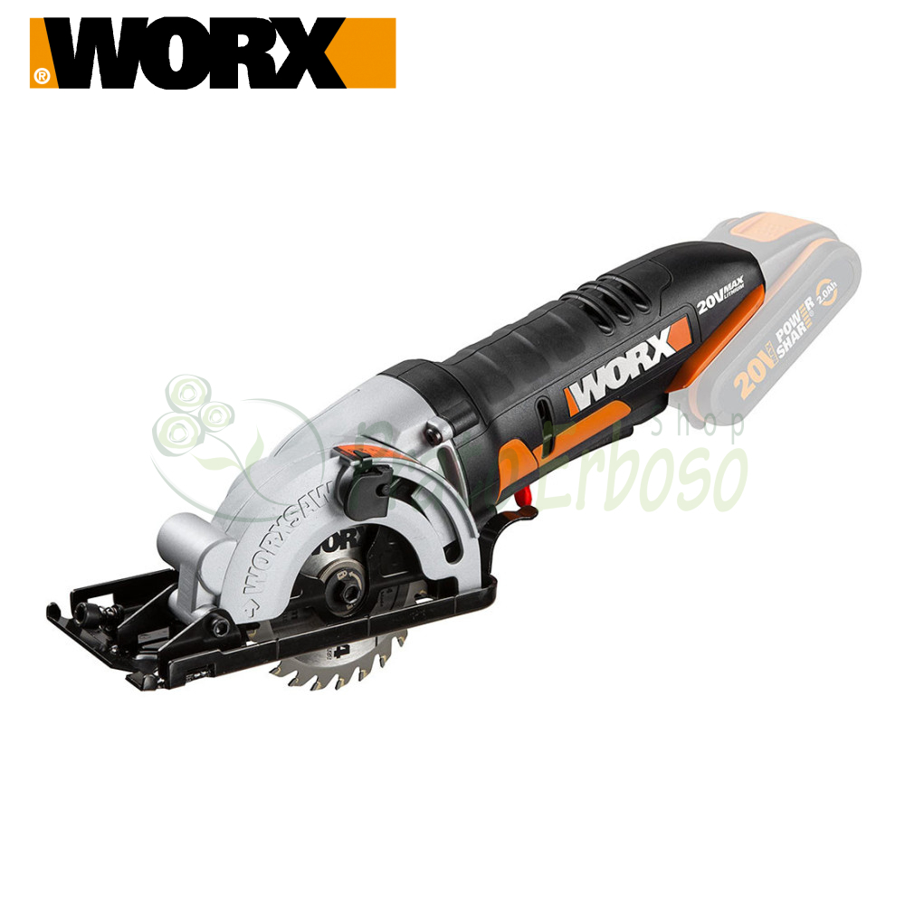 WX527.2 - Scie circulaire sans fil compacte 20 V - Worx