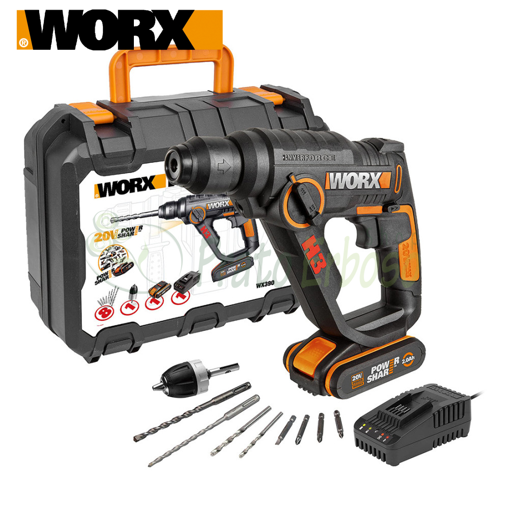 WX390 - 20V cordless hammer drill - Worx
