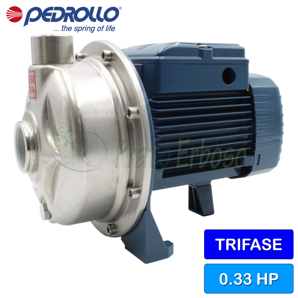 CP 100-ST4 - Électropompe centrifuge triphasée en acier inoxydable de