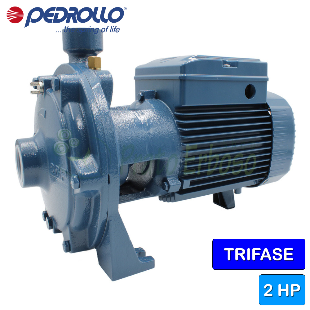 2CP 25/16B - 2 HP three-phase twin-impeller centrifugal electric pump ...