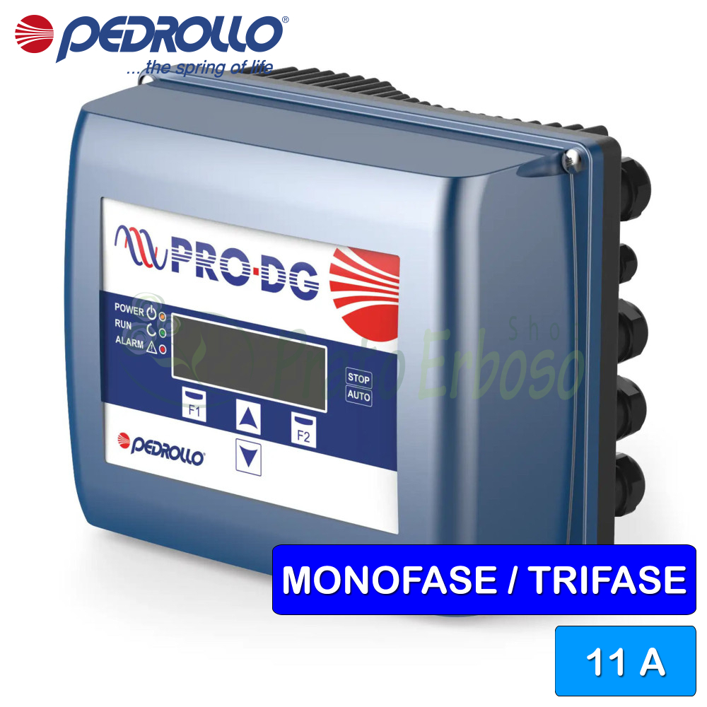 PRO-DF MT2-11A - Invertor Muri Njëfazor/Trefazor 11A - Pedrollo