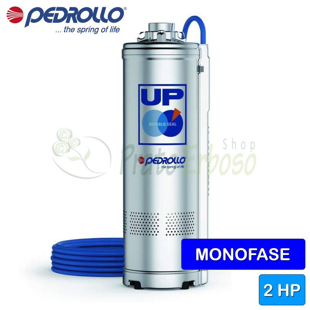 UPm 4/6 (10m) - 2 HP single-phase submersible electric pump - Pedrollo