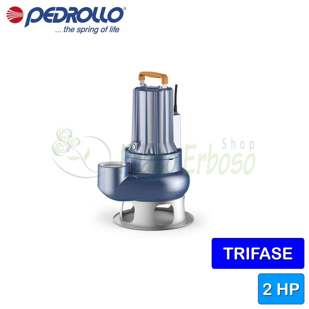 MC 20/50 - 2 HP three-phase DOUBLE-CHANNEL electric pumps for sewage ...