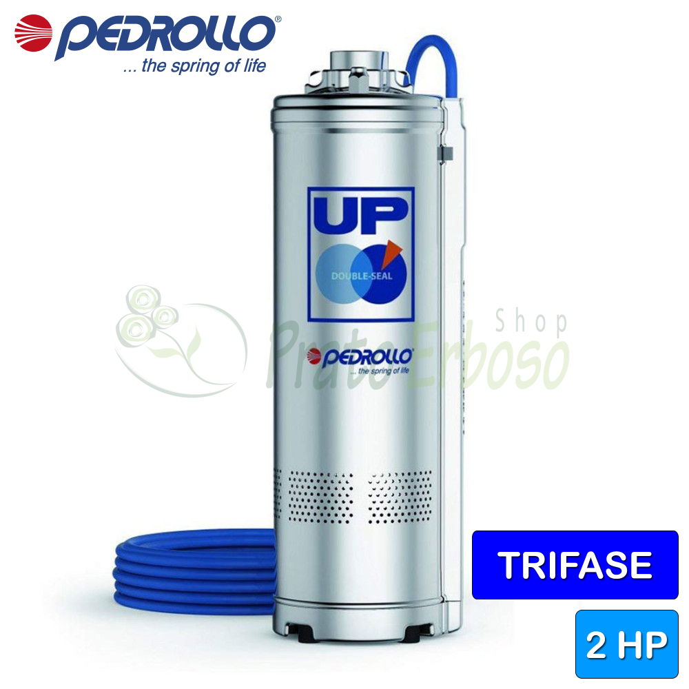 UP 2/6 (10 m) – dreiphasige 230-V-Tauchpumpe mit 2 PS - Pedrollo