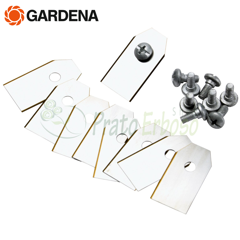 4087-20 - Satz mit 9 Messern mit Schrauben für Mähroboter - Gardena