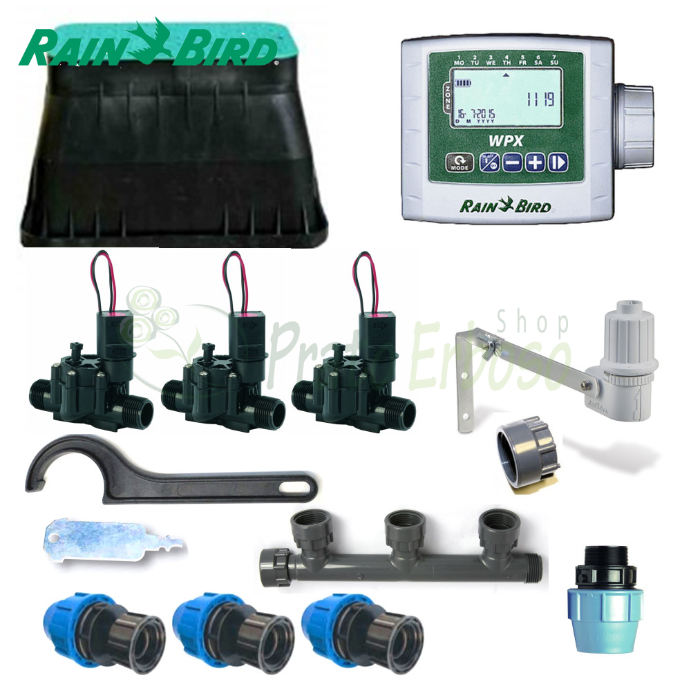 Kit bewässerung Rain Bird 3-zonen 9V - Rain Bird
