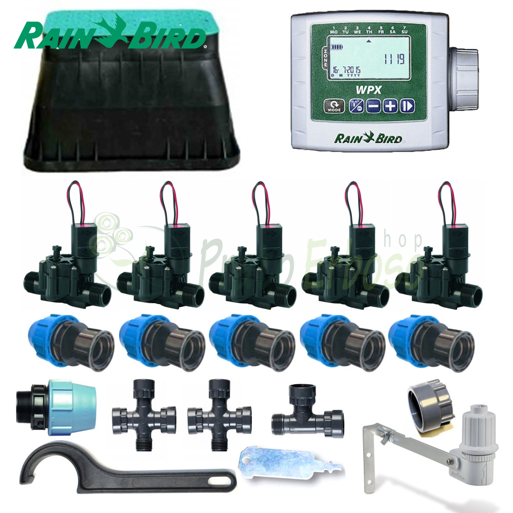Kit d'irrigation Rain Bird 5 zone 9V - Rain Bird