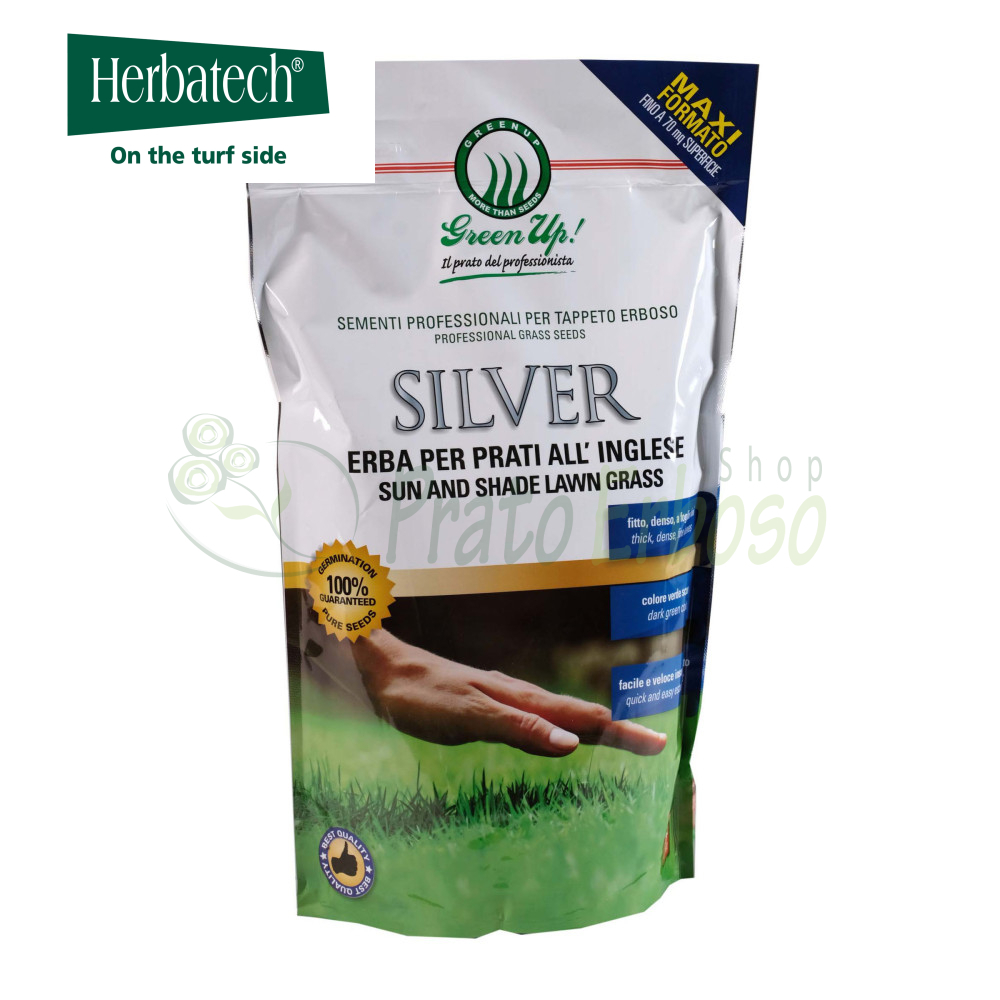 Silver - 5kg lawn seed - Herbatech