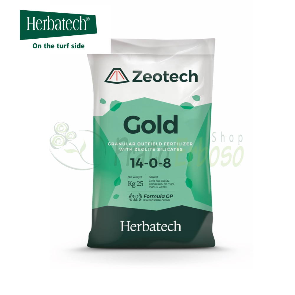 Zeotech Gold - Fertilizer for the lawn of 25 Kg - Herbatech