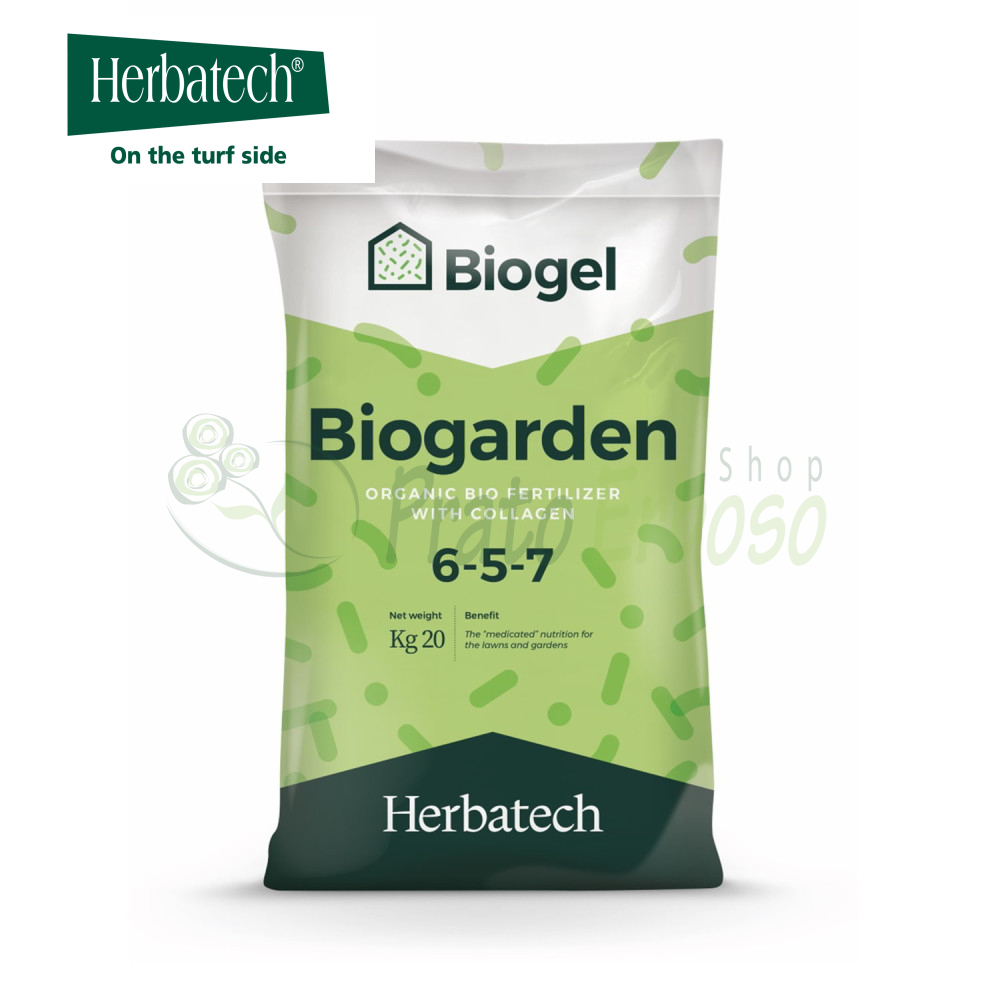 Biogarden - 20 Kg d'engrais pour pelouse et plantes - Herbatech