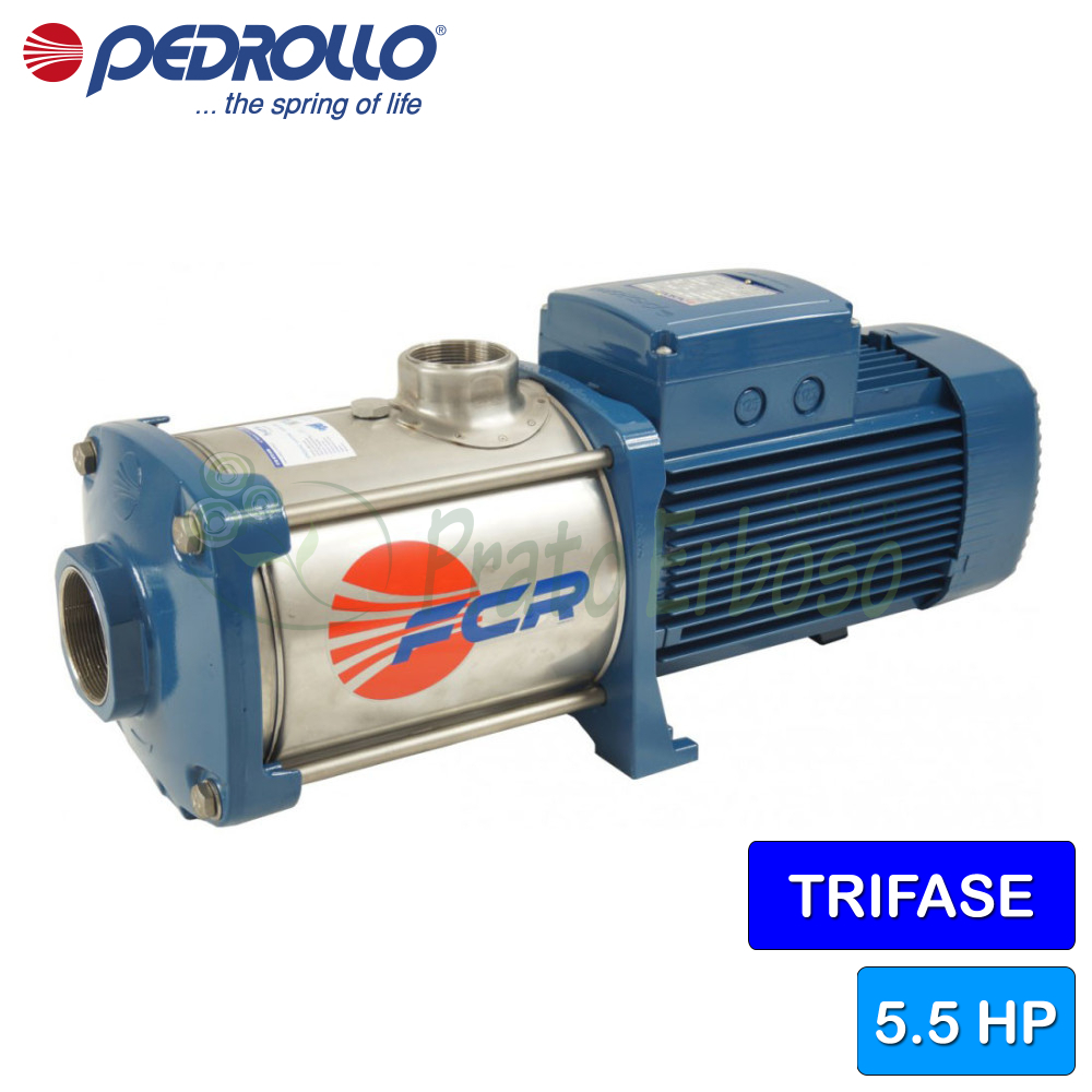 FCR 30/2 - 5.5 HP three-phase multi-impeller electric pump - Pedrollo