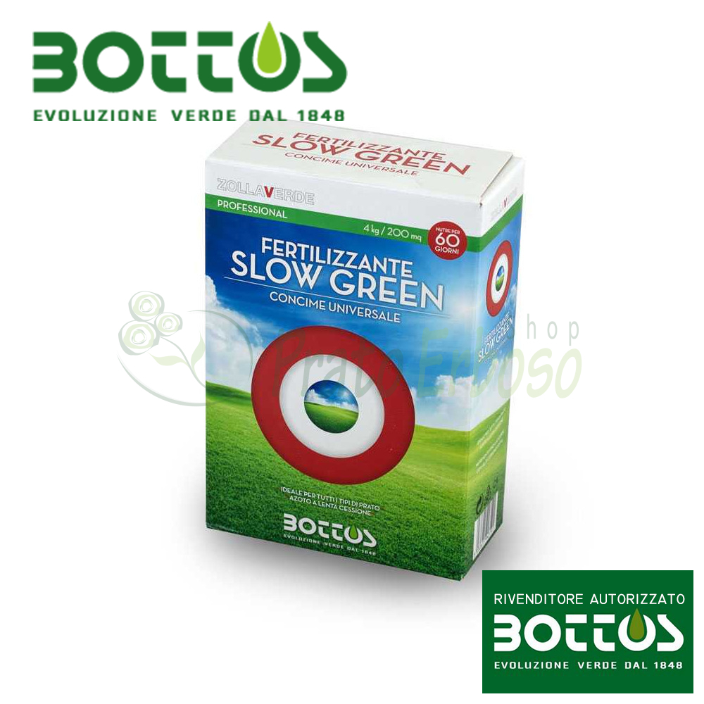 Slow Green 18-6-12 + 2 MgO – 4 kg Rasendünger - Bottos